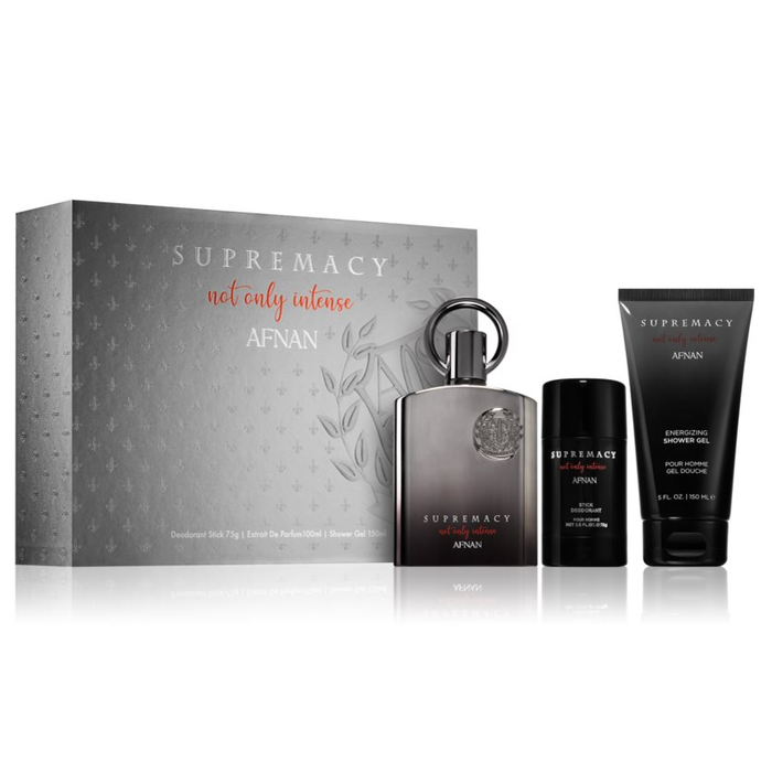 Supremacy Not Only Intense by Afnan 100ml EDP 3pc Gift Set — Perfume NZ