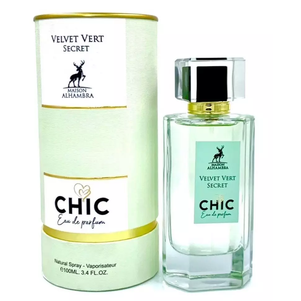 Chic Velvet Vert Secret by Alhambra 100ml EDP | Perfume NZ