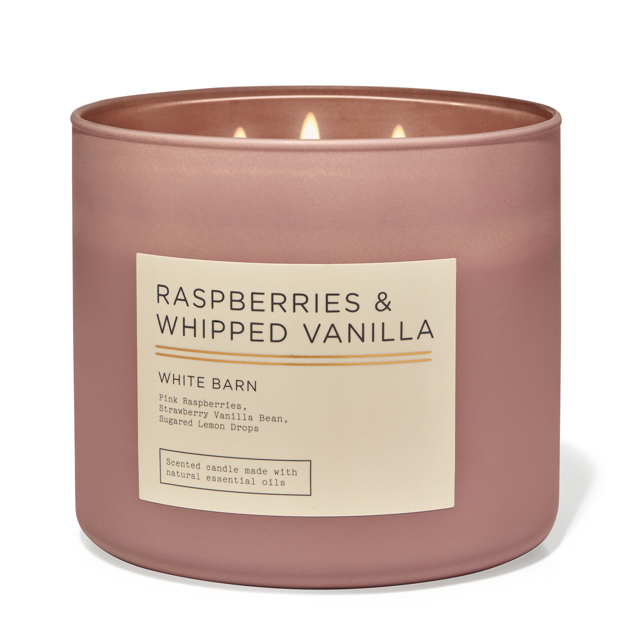 Raspberries & Whipped Vanilla by Bath & Body Works 3-Wick Scented Cand ...