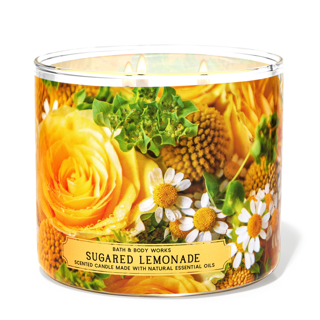 Sugared Lemonade by Bath & Body Works 3-Wick Scented Candle | Perfume NZ