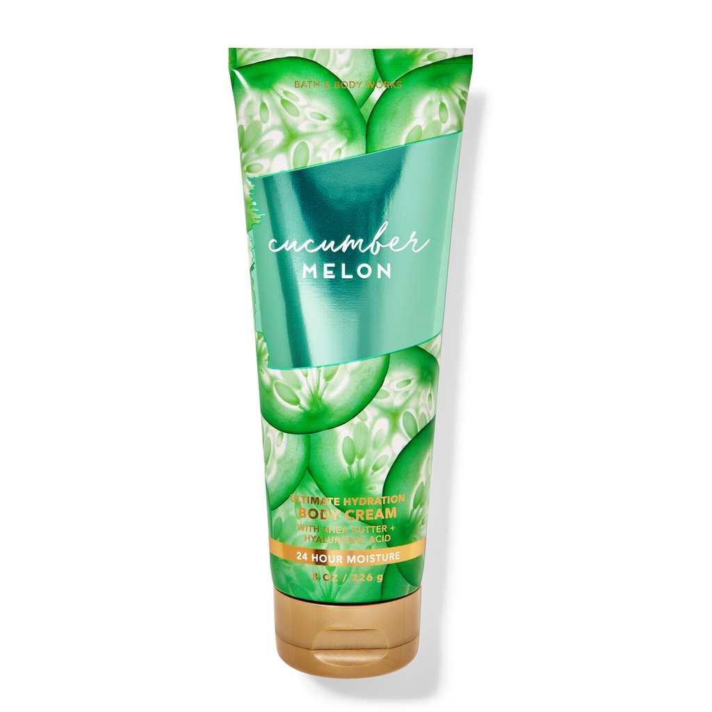 Cucumber Melon by Bath & Body Works 226g Ultimate Hydration Body Cream ...