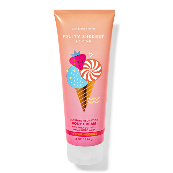 Fruity Sherbet Scoop by Bath & Body Works 226g Ultimate Hydration Body ...
