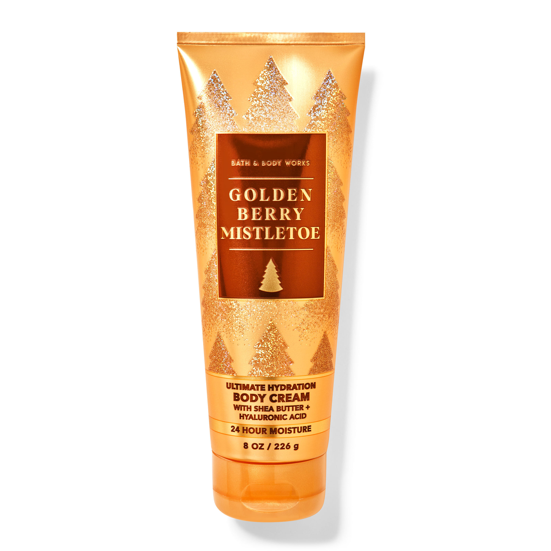Golden Berry Mistletoe by Bath & Body Works 226g Body Cream — Perfume NZ