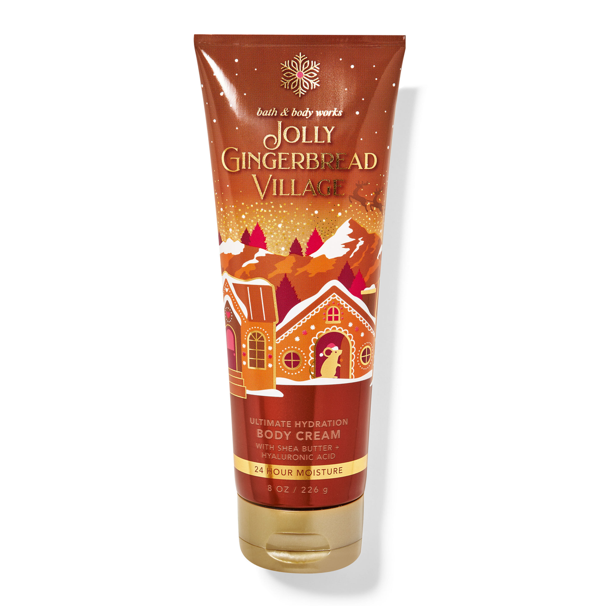 Jolly Gingerbread Village by Bath & Body Works 226g Body Cream — Perfume NZ