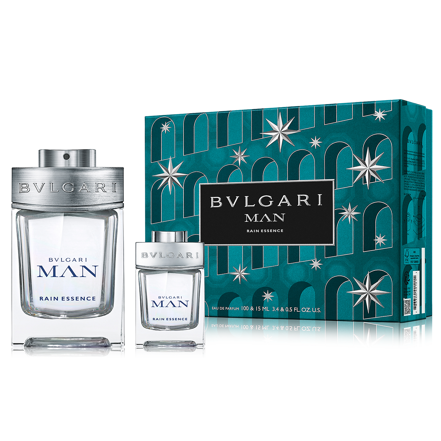 Bvlgari Man Rain Essence 100ml EDP 2 Piece Gift Set — Perfume NZ