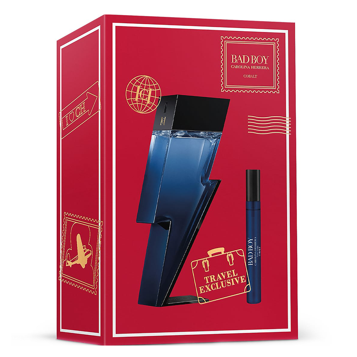 Bad Boy Cobalt by Carolina Herrera 100ml EDP 2 Piece Gift Set — Perfume NZ