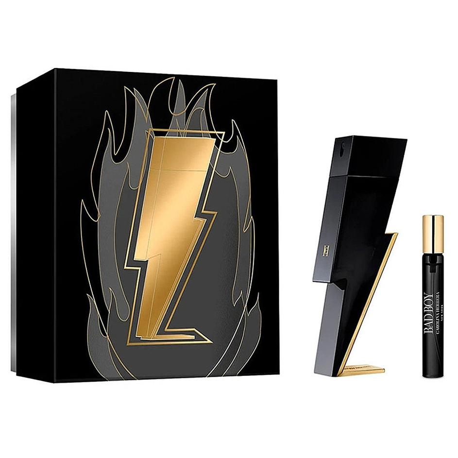 Bad Boy by Carolina Herrera 100ml EDT 2 Piece Gift Set — Perfume NZ