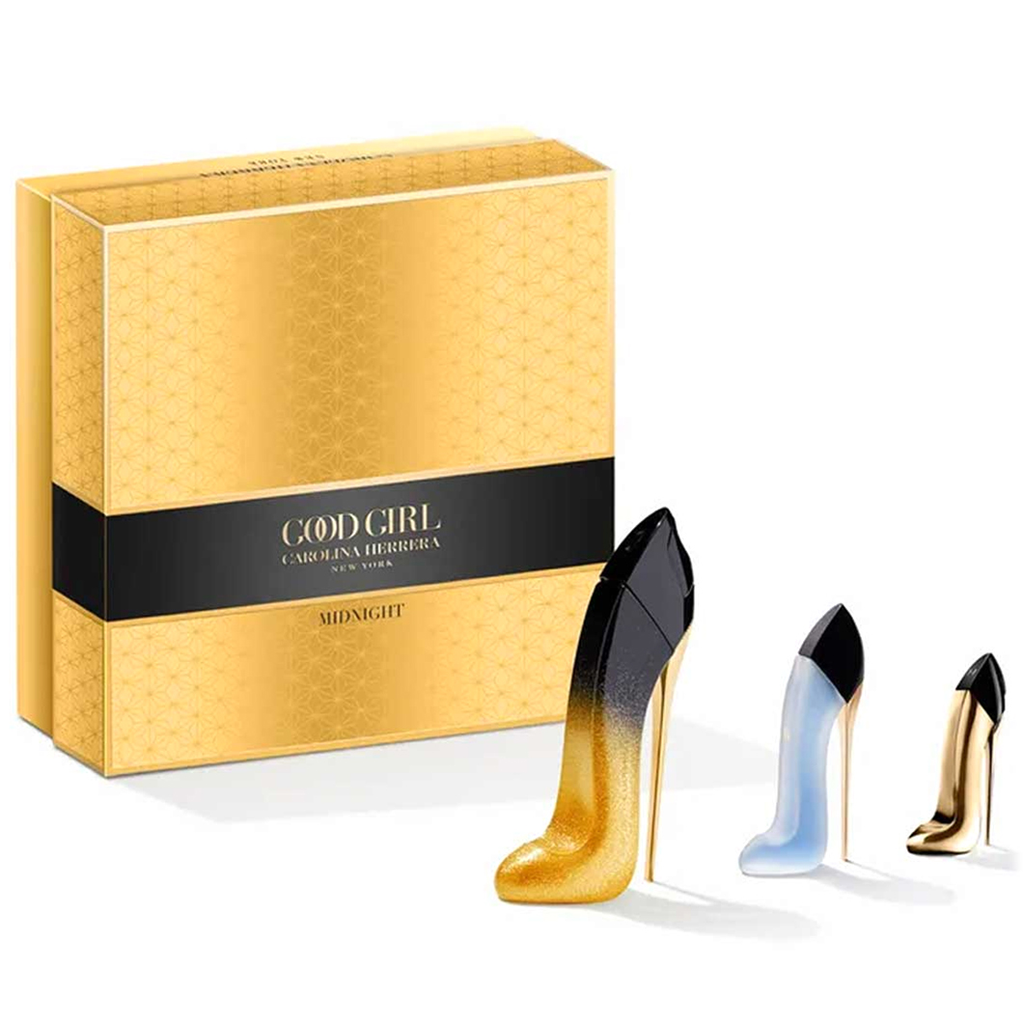 Good Girl Midnight by Carolina Herrera 80ml EDP 3 Piece Gift Set ...