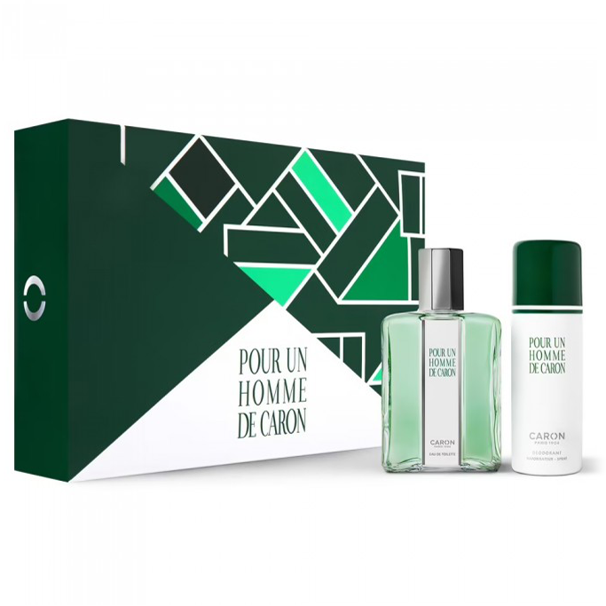 Caron Pour Un Homme by Caron 75ml EDT 2 Piece Gift Set — Perfume NZ