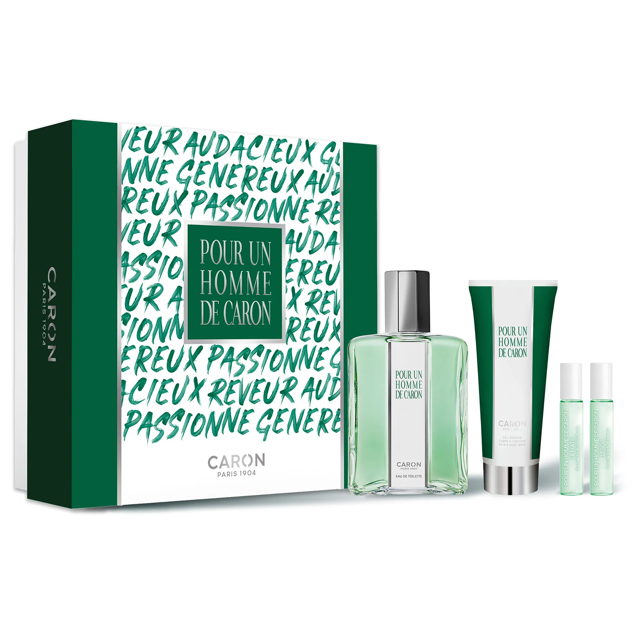 Caron Pour Un Homme by Caron 125ml EDT 4 Piece Gift Set — Perfume NZ