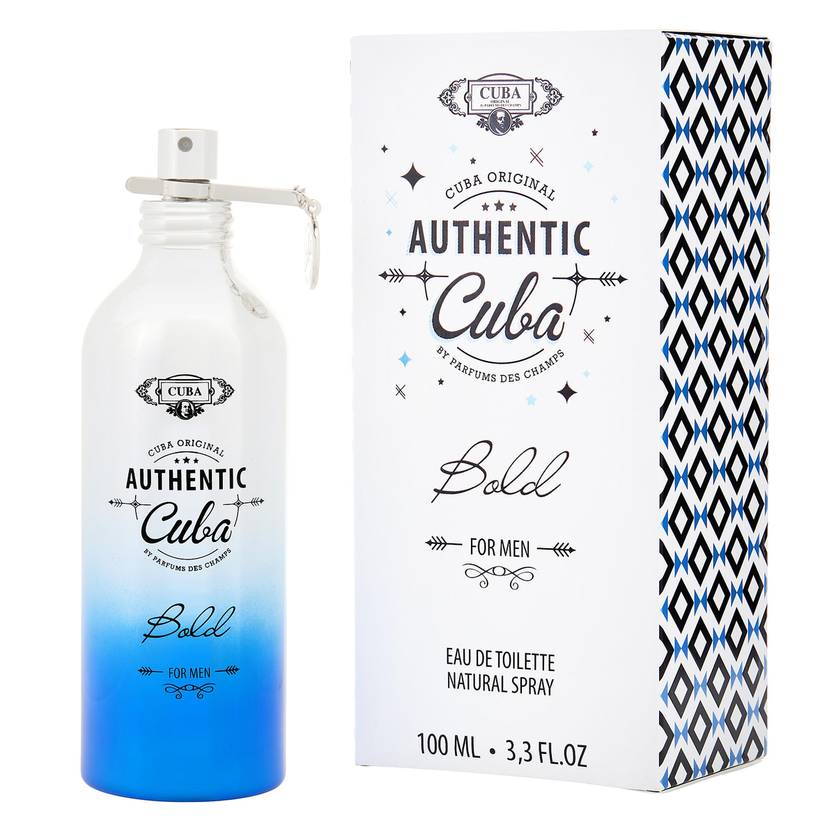 Authentic Bold by Cuba Paris 100ml EDT for Men — Perfume NZ