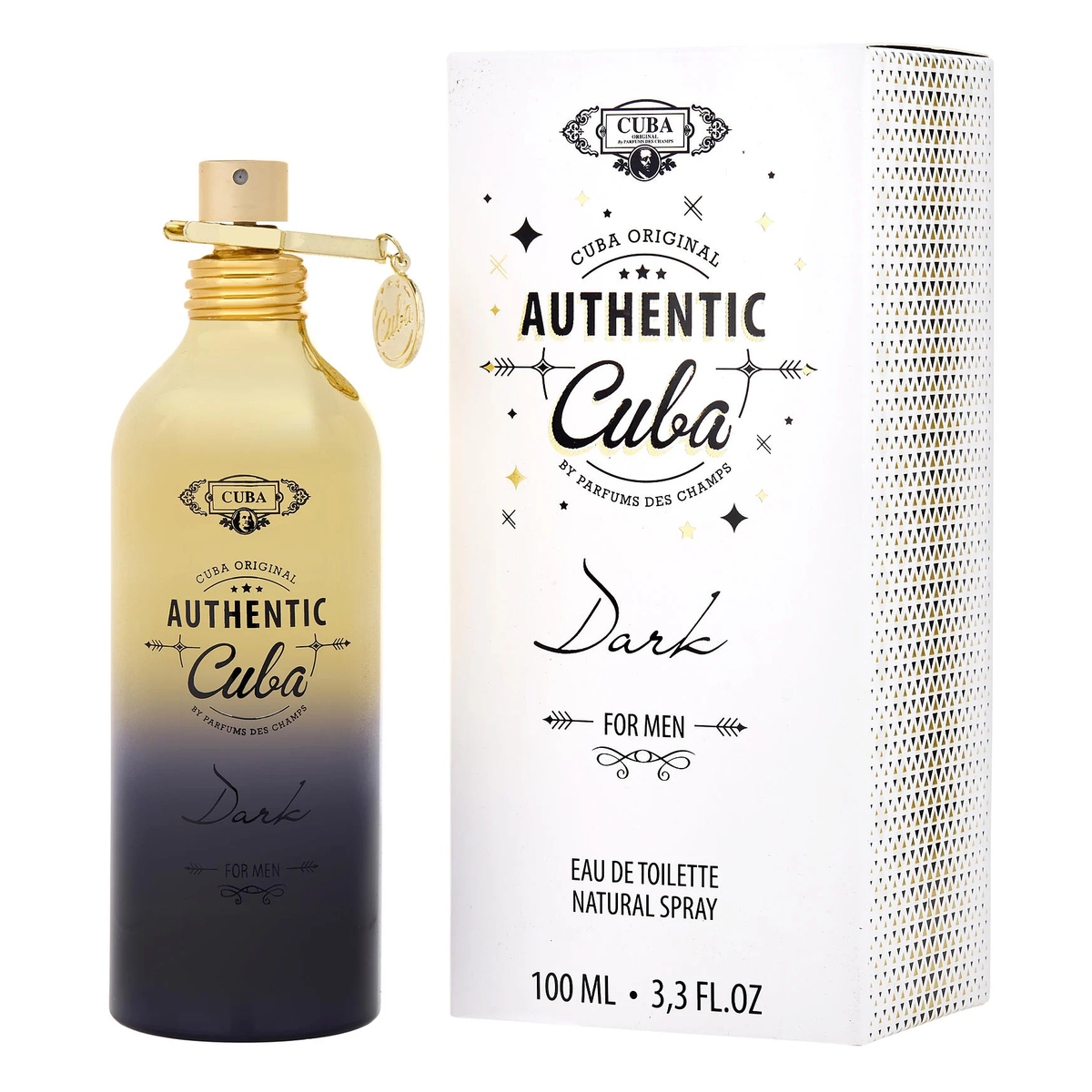 Authentic Dark by Cuba Paris 100ml EDT for Men — Perfume NZ