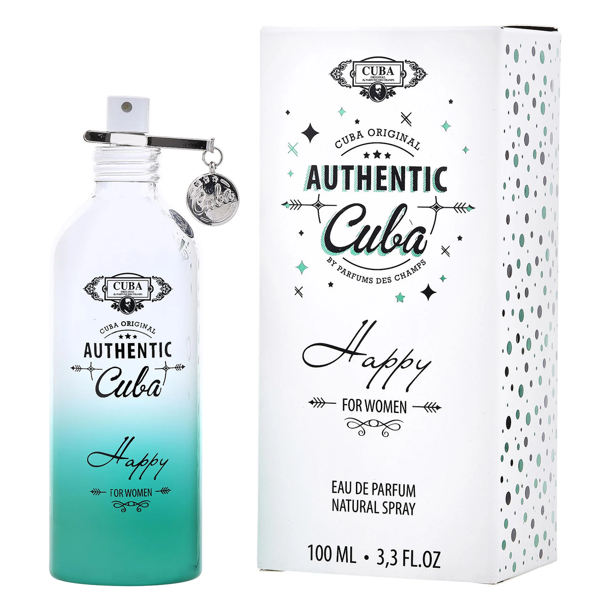 Authentic Happy by Cuba Paris 100ml EDP for Women — Perfume NZ