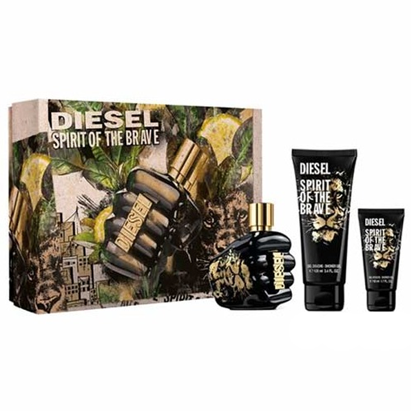 Spirit Of The Brave by Diesel 75ml EDT 3 Piece Gift Set | Perfume NZ