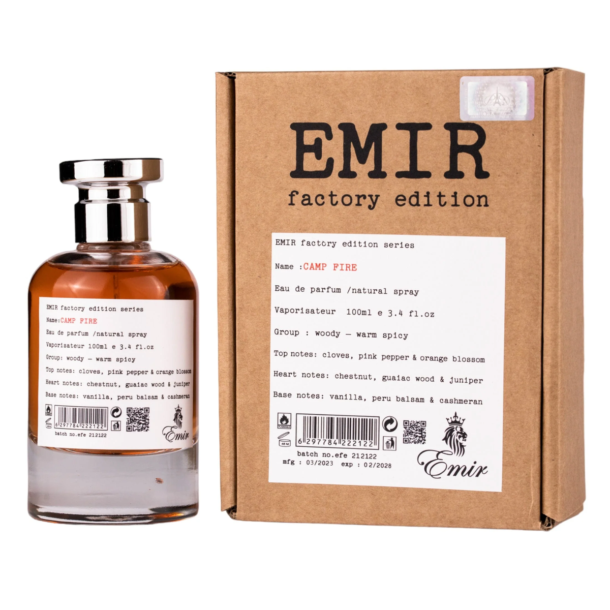 Camp Fire by Emir 100ml EDP — Perfume NZ