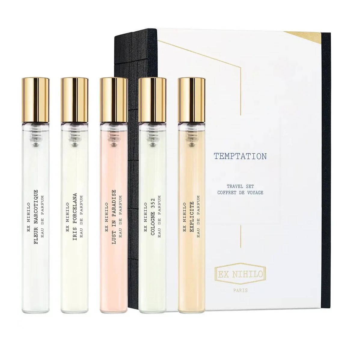 Ex Nihilo Temptation Travel Collection 5 Piece Gift Set — Perfume NZ