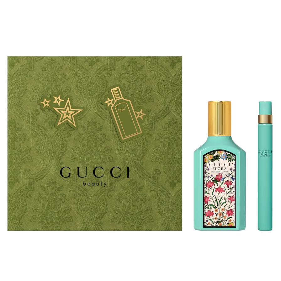Gucci Flora Gorgeous Jasmine 50ml EDP 2pc Gift Set — Perfume NZ