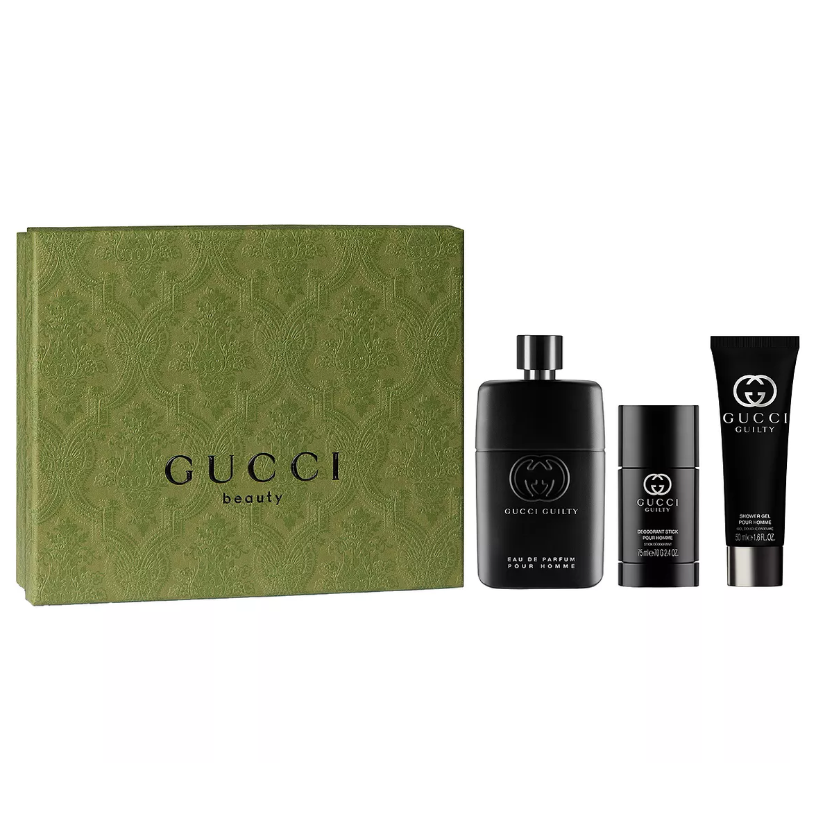 Gucci Guilty by Gucci 90ml EDP 3 Piece Gift Set for Men — Perfume NZ