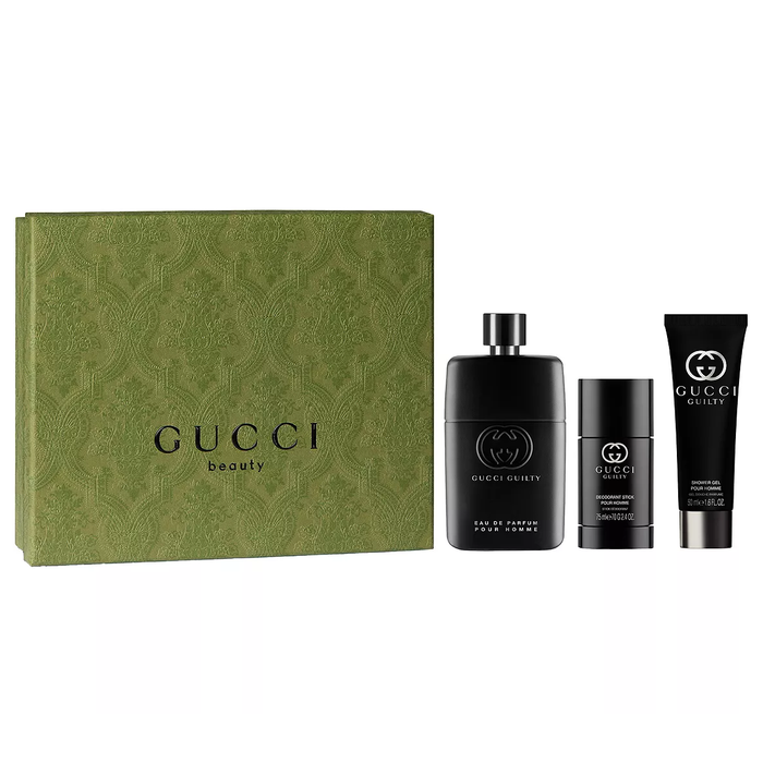 Gucci Guilty by Gucci 90ml EDP 3 Piece Gift Set for Men — Perfume NZ