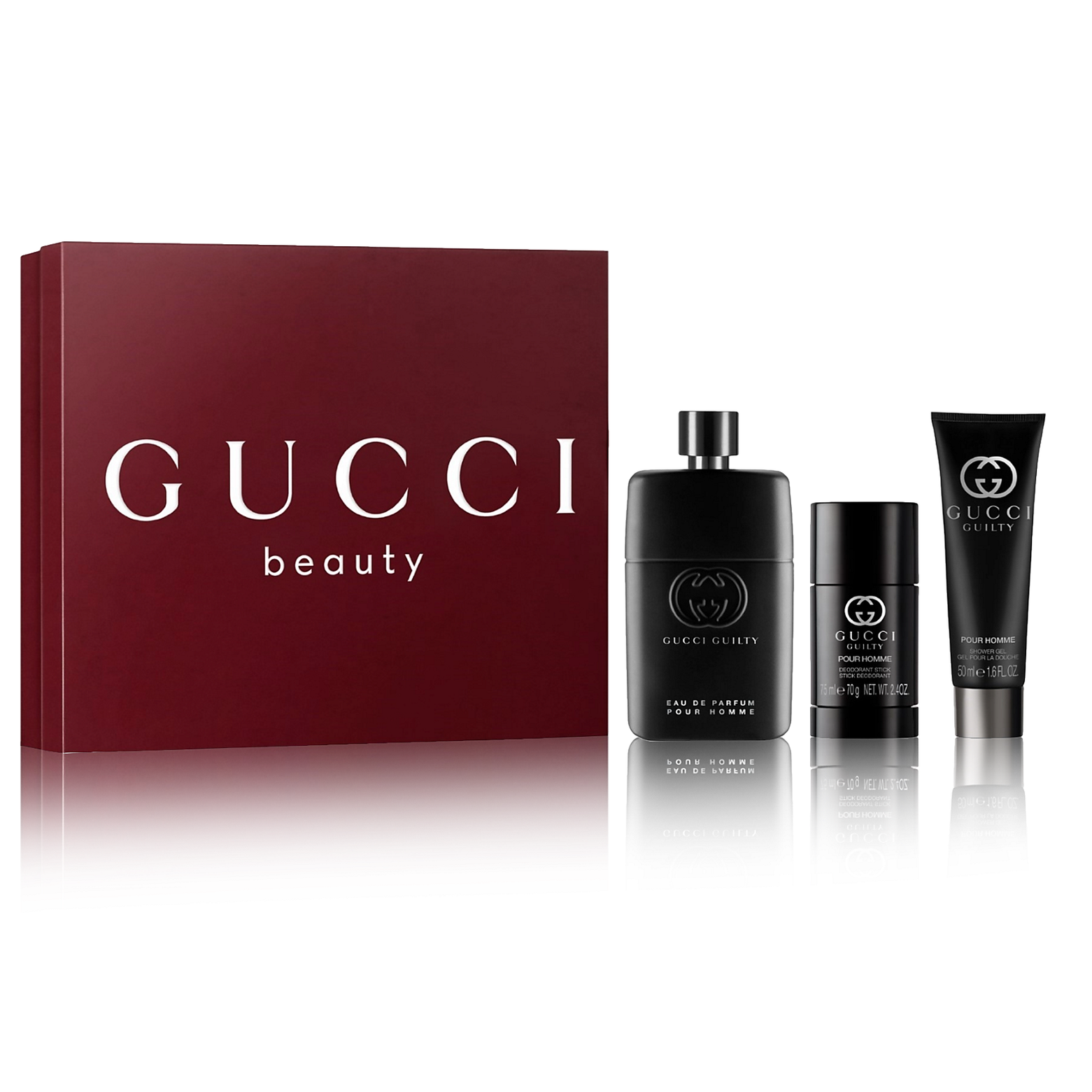 Gucci Guilty by Gucci 90ml EDP 3 Piece Gift Set for Men — Perfume NZ