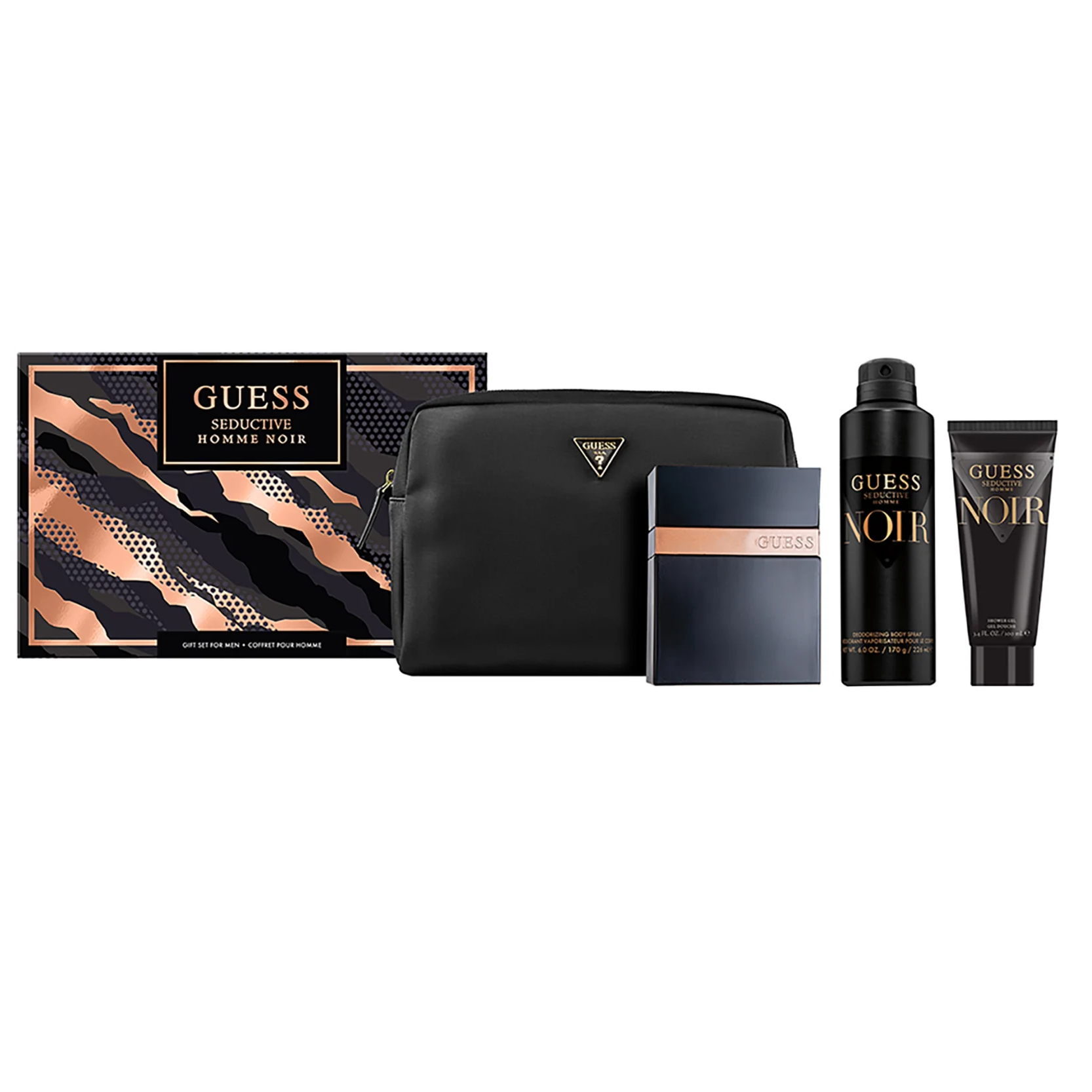 Guess Seductive Noir by Guess 100ml EDT 4 Piece Gift Set — Perfume NZ