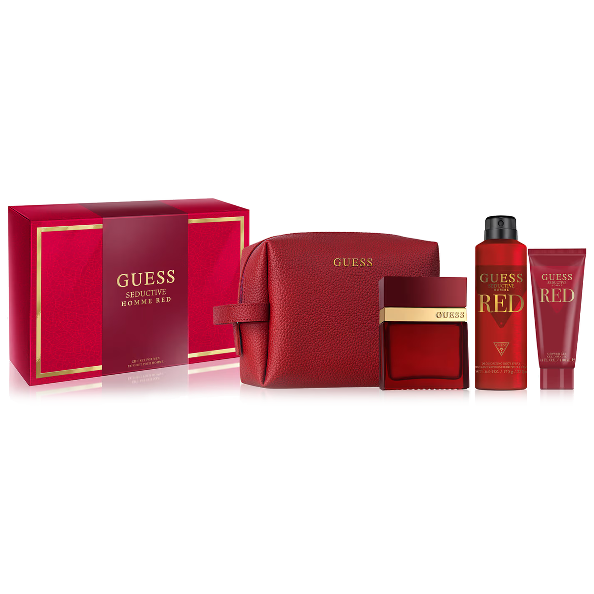 Gift Set Guess Red Perfume Guess Seductive Red By Guess 100ml EDT Piece ...