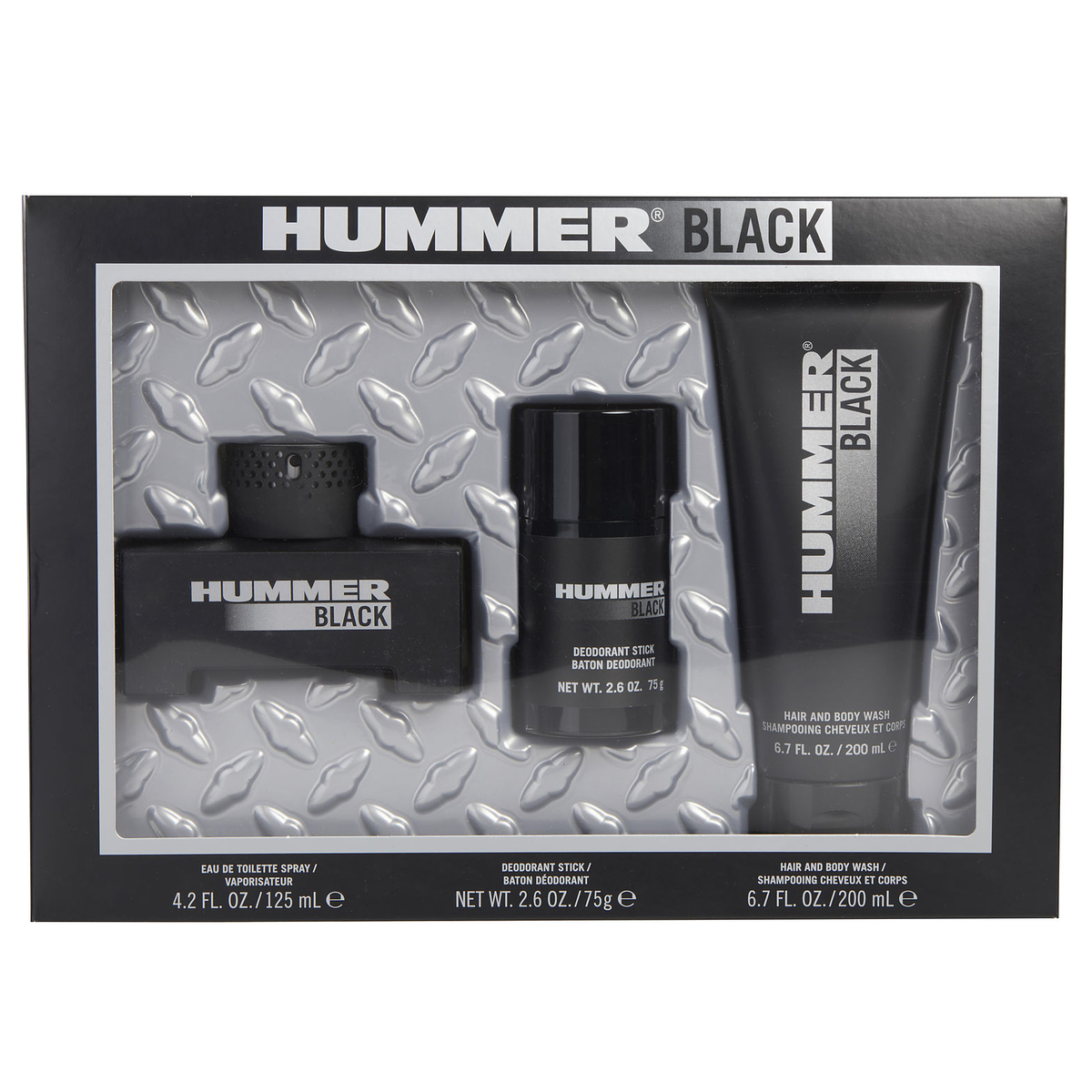 Hummer Black by Hummer 125ml EDT 3 Piece Gift Set — Perfume NZ