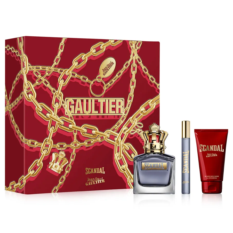 Scandal by Jean Paul Gaultier 100ml EDT 3 Piece Gift Set — Perfume NZ