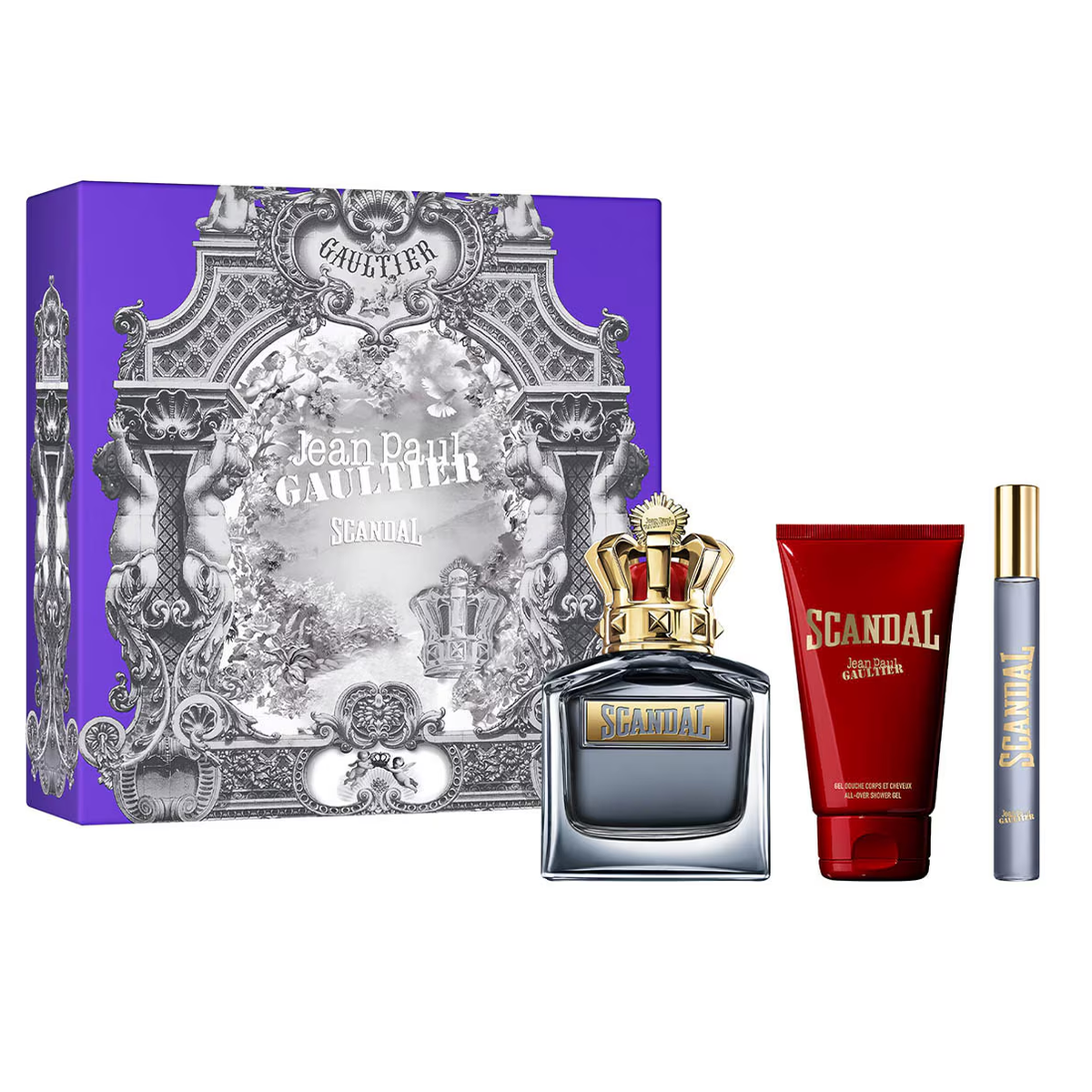 Scandal by Jean Paul Gaultier 100ml EDT 3 Piece Gift Set — Perfume NZ