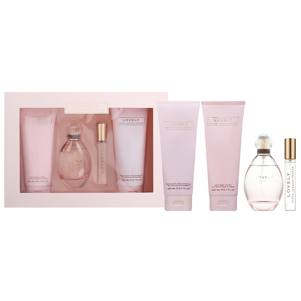 Lovely by Sarah Jessica Parker 100ml EDP 4 Piece Gift Set | Perfume NZ