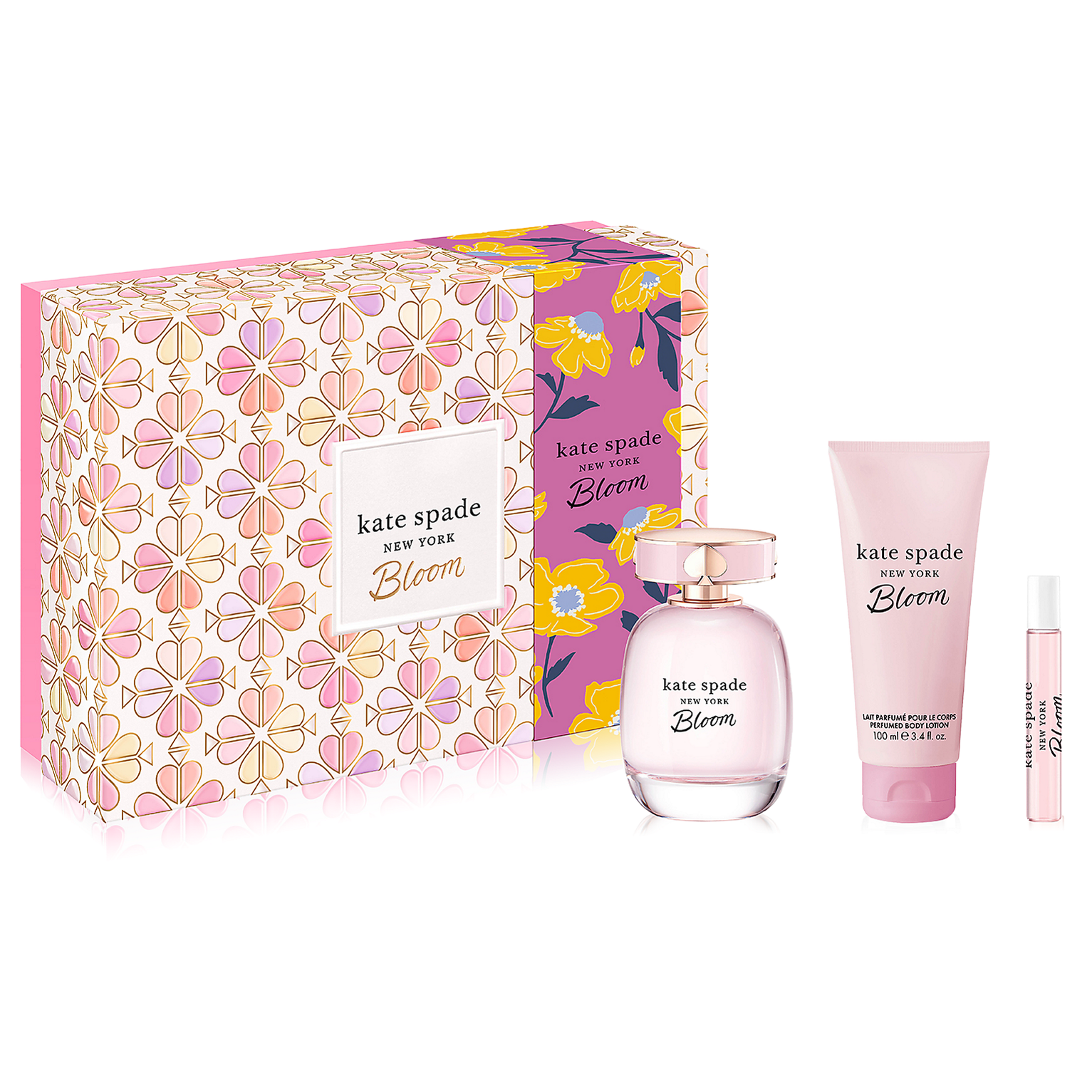 Kate Spade Bloom 100ml EDT 3 Piece Gift Set — Perfume NZ