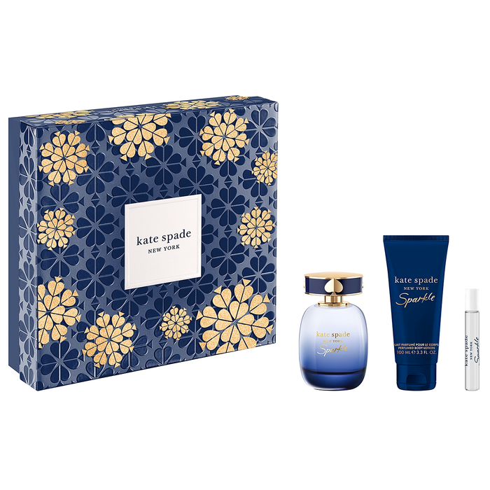 Kate Spade New York Sparkle 100ml EDP 3 Piece Gift Set — Perfume NZ