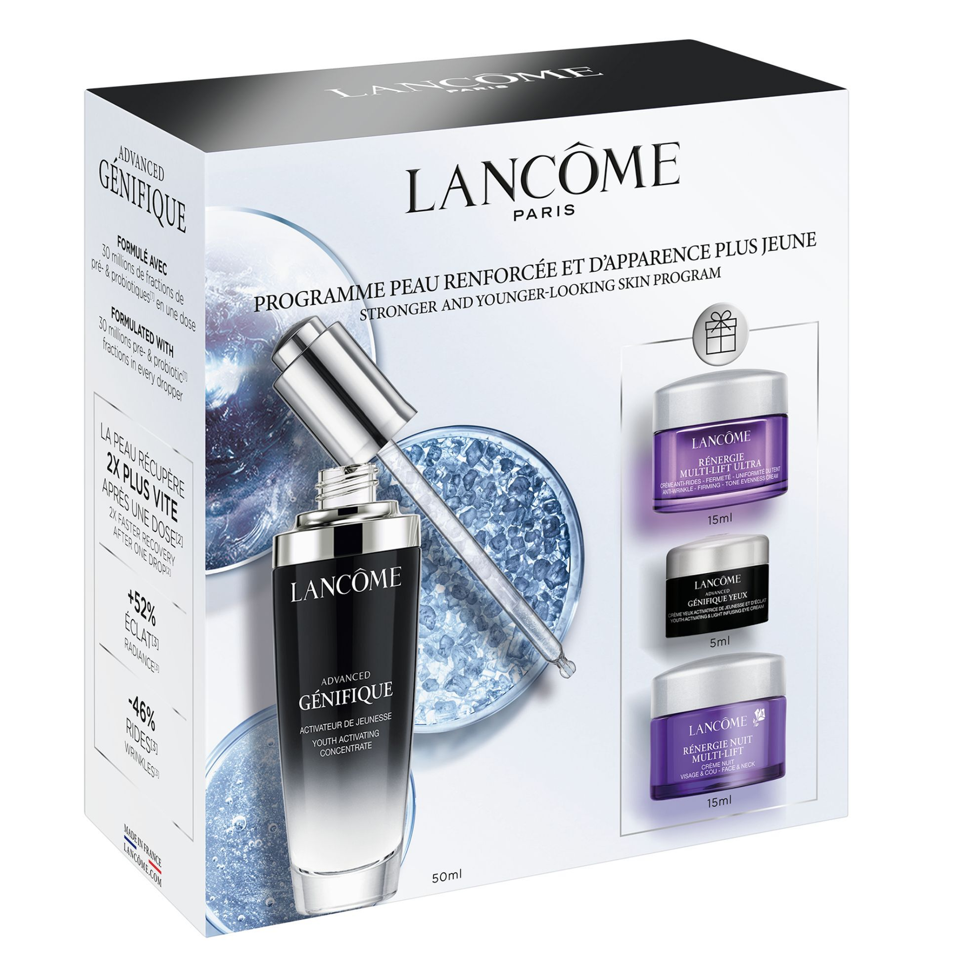 Lancome Advanced Genifique Serum 50ml 4 Piece Gift Set — Perfume NZ