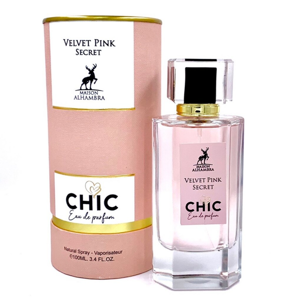 Chic Velvet Pink Secret by Alhambra 100ml EDP | Perfume NZ