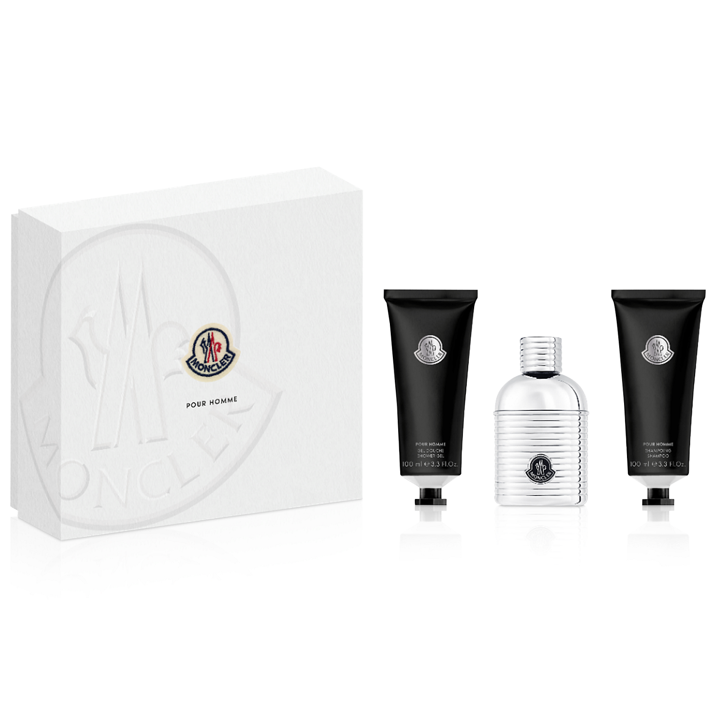 Moncler Pour Homme by Moncler 100ml EDP 3 Piece Gift Set — Perfume NZ