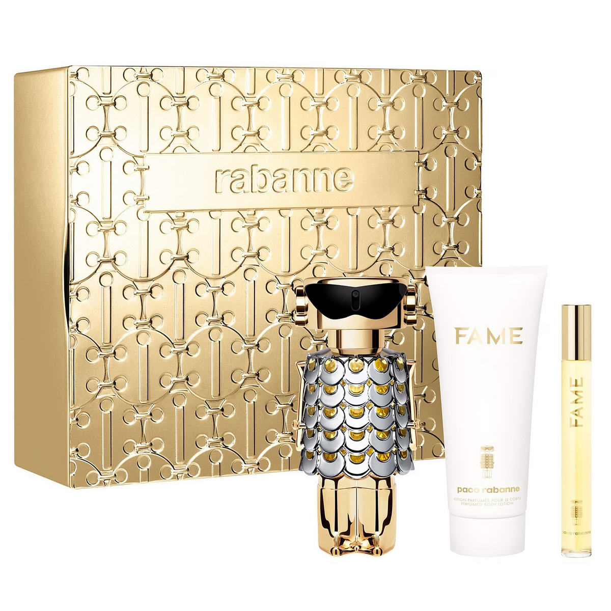 Fame by Paco Rabanne 80ml EDP 3 Piece Gift Set — Perfume NZ