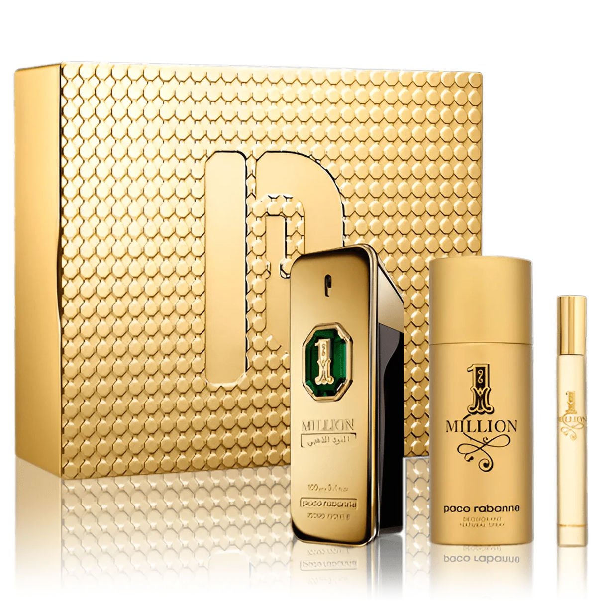 One Million Golden Oud by Paco Rabanne 100ml Parfum 3pc Set — Perfume NZ