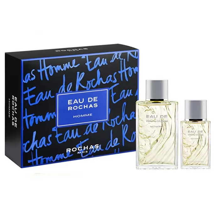 Eau De Rochas by Rochas 100ml EDT 2pc Gift Set for Men — Perfume NZ