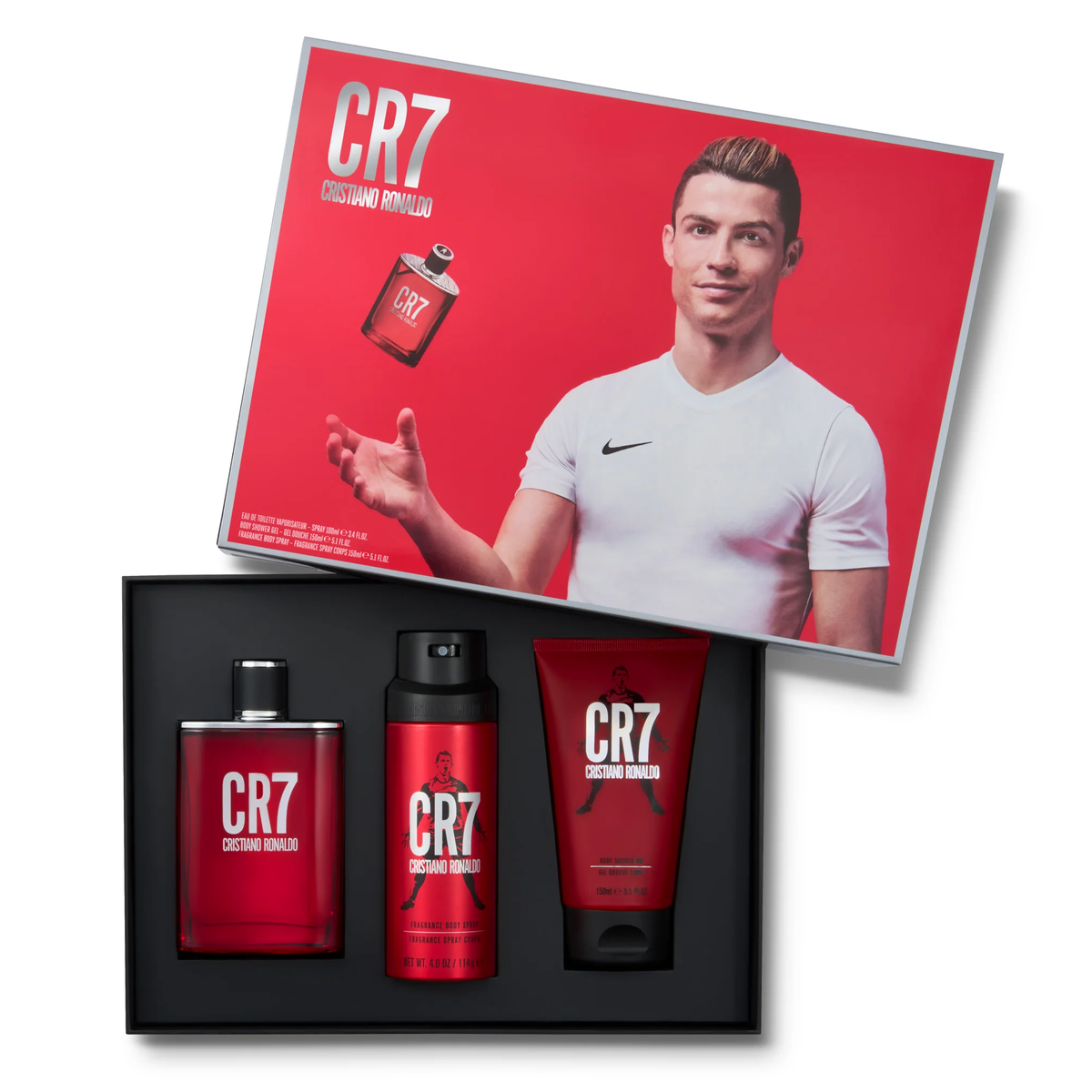 CR7 by Cristiano Ronaldo 100ml EDT 3 Piece Gift Set — Perfume NZ