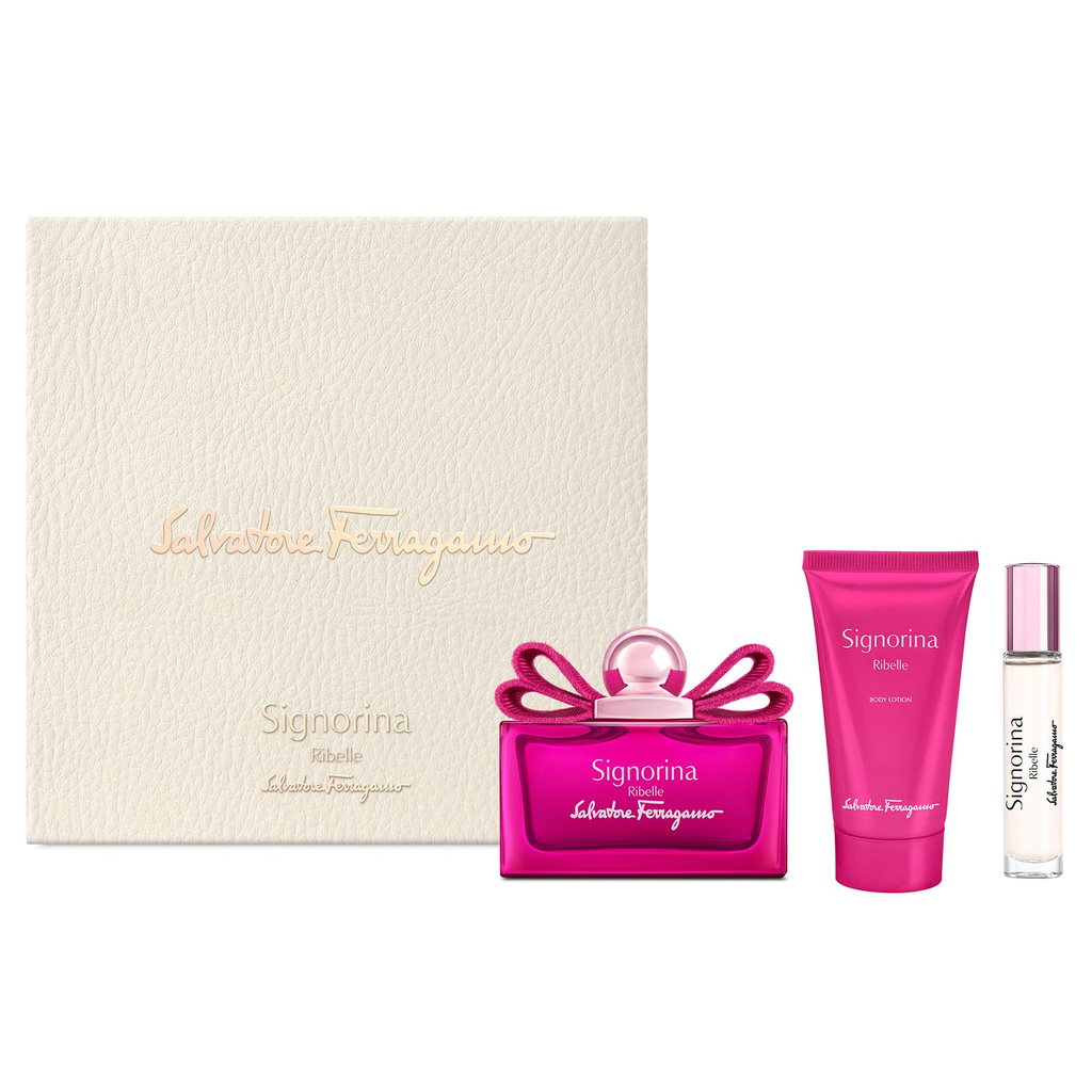 Signorina Ribelle by Salvatore Ferragamo 100ml EDP 3pc Gift Set ...