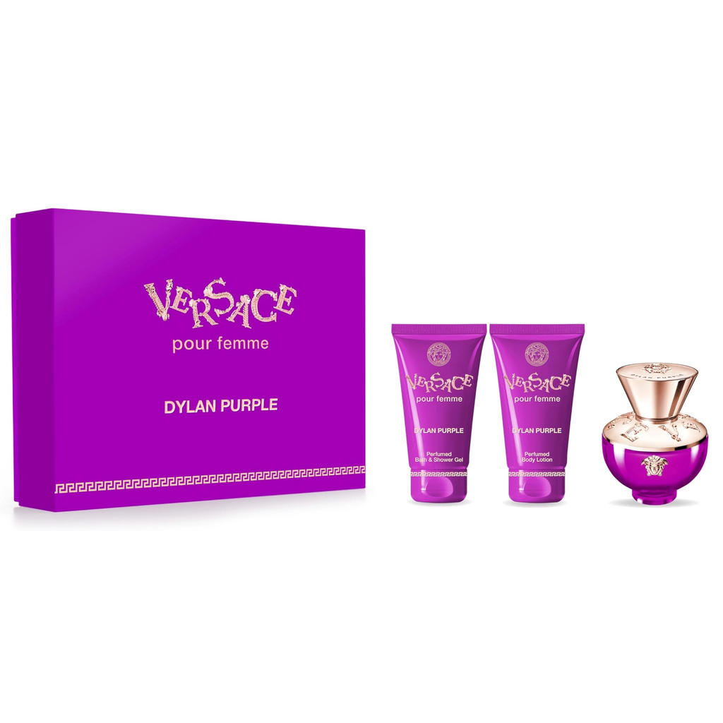 Dylan Purple Pour Femme by Versace 50ml EDP 3 Piece Gift Set | Perfume NZ
