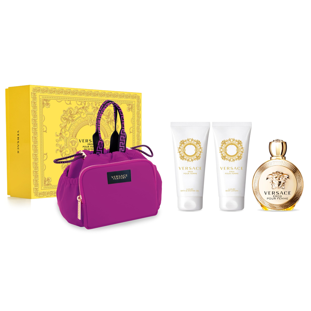 Versace Eros Pour Femme 100ml EDP 4 Piece Gift Set | Perfume NZ