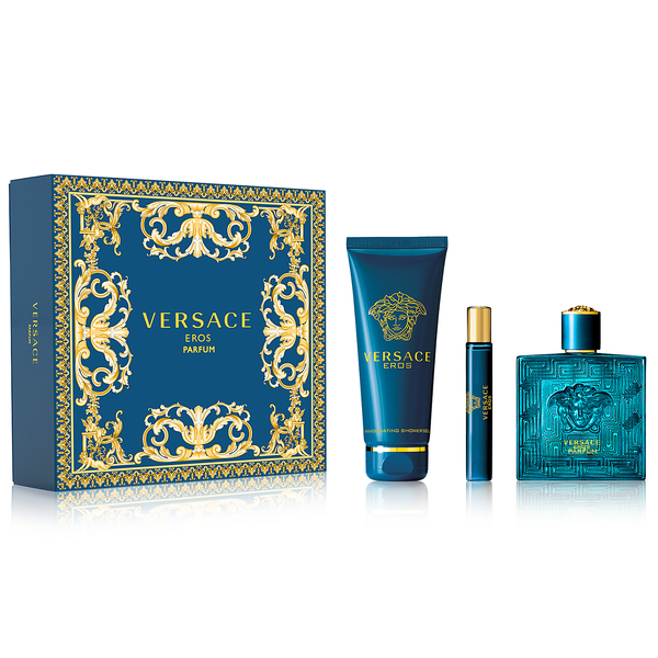 Versace Eros by Versace 100ml Parfum 3 Piece Gift Set | Perfume NZ