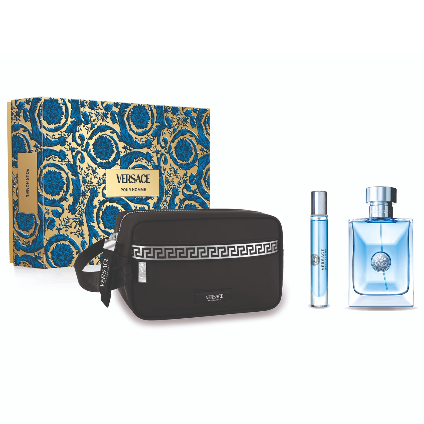 Versace Pour Homme 100ml EDT 3 Piece Gift Set — Perfume NZ