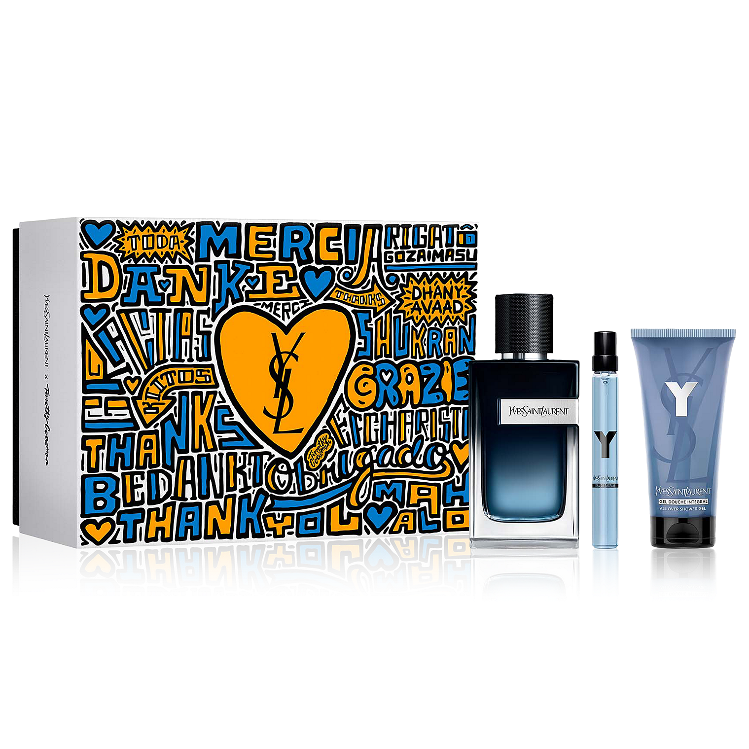 Y by Yves Saint Laurent 100ml EDP 3 Piece Gift Set — Perfume NZ
