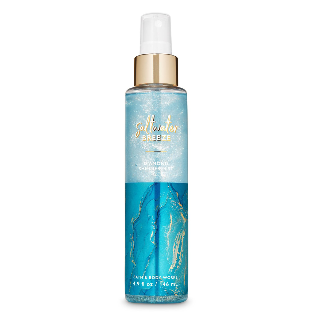 Saltwater Breeze by Bath & Body Works 145ml Diamond Shimmer Mist ...