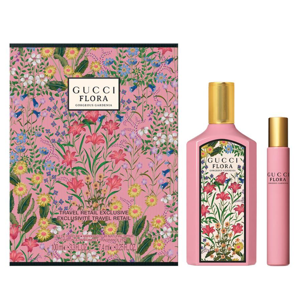 Gucci Flora Gorgeous Gardenia 100ml EDP 2 Piece Gift Set | Perfume NZ