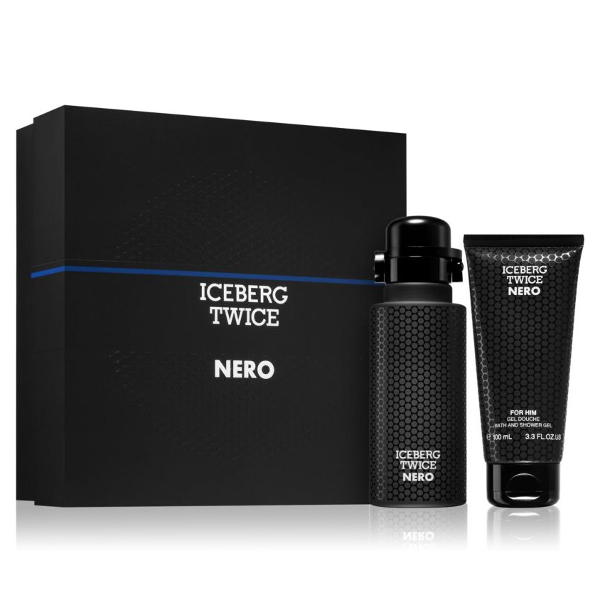 Iceberg Twice Nero by Iceberg 125ml EDT 2 Piece Gift Set | Perfume NZ