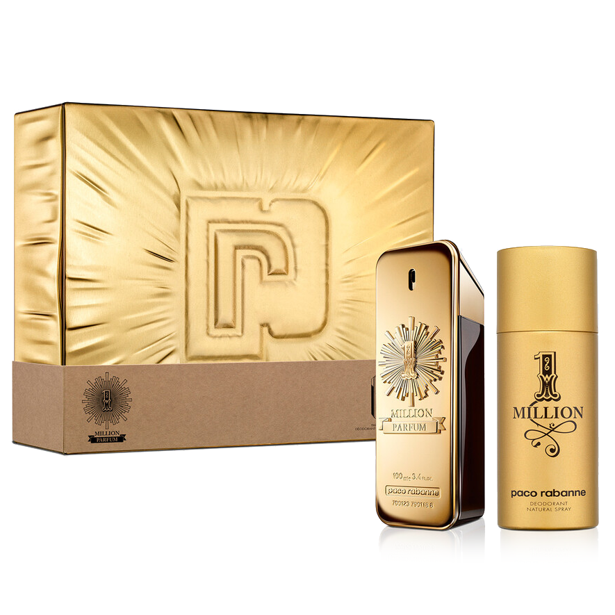 One Million by Paco Rabanne 100ml Parfum 2 Piece Gift Set — Perfume NZ