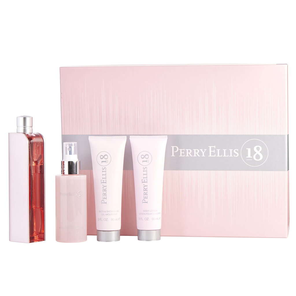 18 by Perry Ellis 100ml EDP 4 Piece Gift Set for Women | Perfume NZ